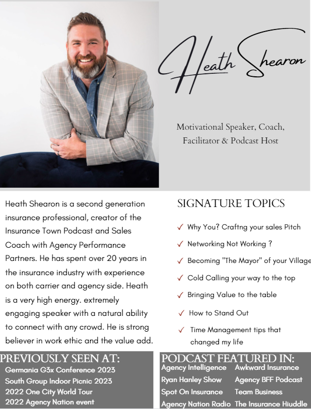 Speaking/Training – Insurance Town Podcast